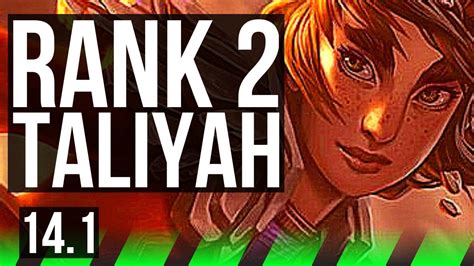 TALIYAH Vs GRAVES JNG 9 0 15 Rank 2 Taliyah Rank 8 Legendary