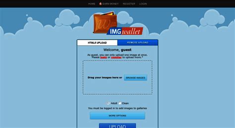 Access Imgwallet ImgWallet Upload Earn Money Sharing Images