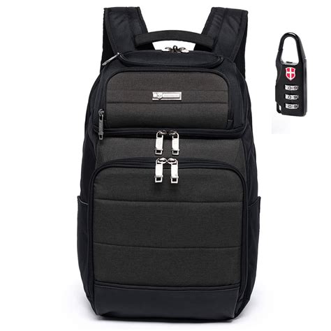 Mochila Executiva Masculina p Notebook Reforçada c Cadeado no Shoptime