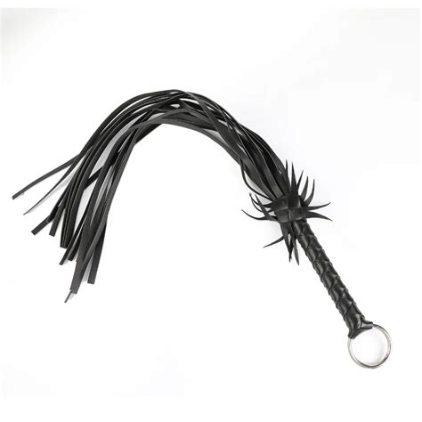 Cm Leather Whip SM Flog Butt Sex Whip Spanking BDSM Bondage Paddle Slave Flogger Sex Toys For