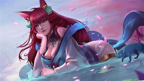 League Of Legends Spirit Blossom Ahri HD Wallpaper Pxfuel
