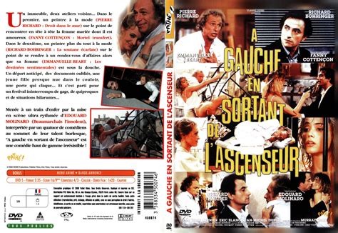 Jaquette DVD de A gauche en sortant de l ascenseur SLIM Cinéma Passion