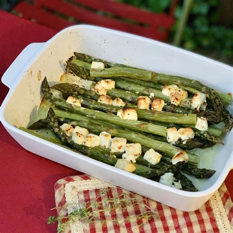 Asperges R Ties Au Thym Et La Feta Les D Fis Happy Cuisine