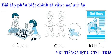 HƯỚNG DẪN TIẾNG VIỆT LỚP 1 2 3 4 5 Bài tập phân biệt chính tả vần ao