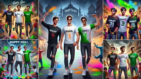 A Bing Ai Guide Happy Holi Ai Photo Editing With Friends Easy
