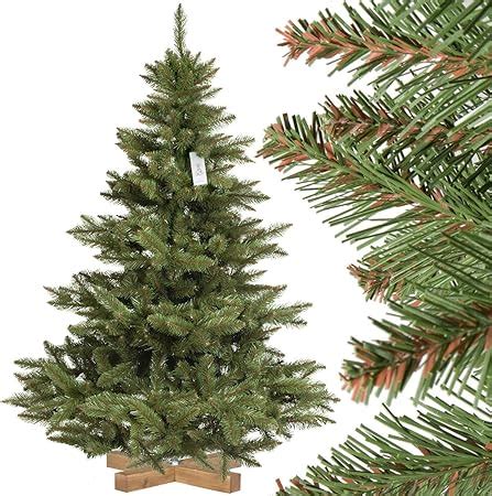 FairyTrees Arbre Sapin Artificiel de Noêl Sapin NORDMANN Tronc Vert