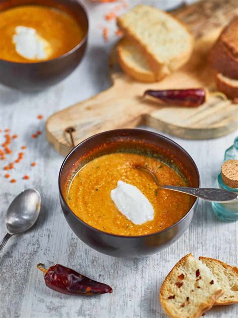Delicious And Comforting Spiced Carrot Lentil Soup