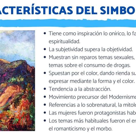 11 CARACTERÍSTICAS Del SIMBOLISMO En La Pintura resumen 44 OFF