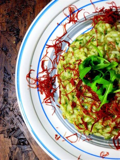 Forchettina Irriverente RISOTTO Con SFILACCI E Pesto Di RUCOLA Dessert