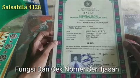 Letak Nomor Ijazah Satpam Apa Bedanya Antara Tanggal Ijazah Dengan