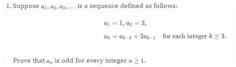 solved 1 suppose a1 a2 a3 … is a sequence defined as