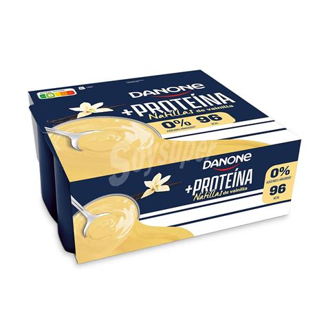 Danone Natillas De Vainilla Altas En Prote Nas Danone Sin Gluten Pack