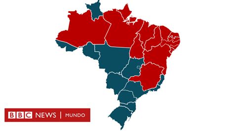 Elecciones En Brasil El Mapa Que Muestra La Divisi N Norte Sur Y Qu