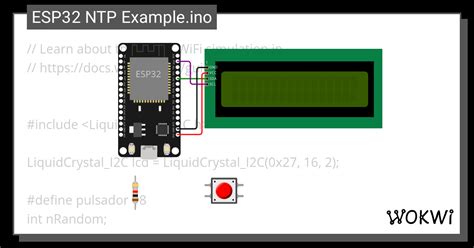 esp32 ntp example ino wokwi esp32 stm32 arduino simul