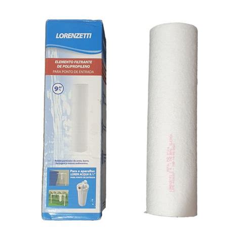 Refil Vela Polipropileno Ponto De Entrada Filtro Loren Acqua