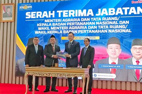 Resmi Jadi Menteri ATR BPN Nusron Wahid Komitmen Lanjutkan Program AHY