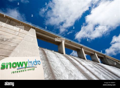 Gathega Dam Supplying The Water To Power Guthega Power Station As Part