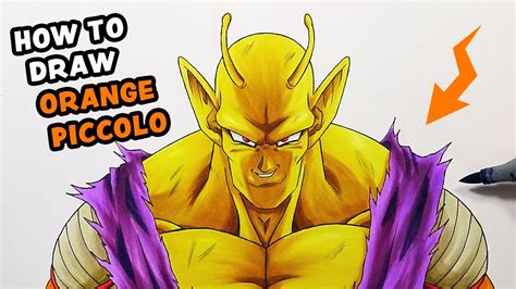 How To Draw ORANGE PICCOLO Step By Step Tutorial YouTube