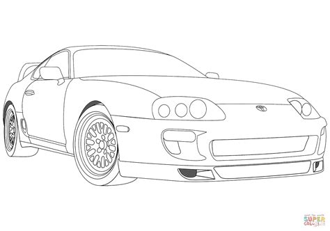Toyota Supra Mk Coloring Page The Best Porn Website