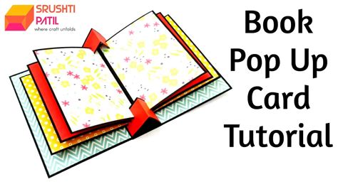 Book Pop Up Card Tutorial By Srushti Patil YouTube
