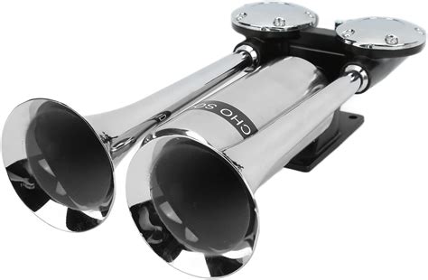 Amazon Air Horn Dc V V Db Super Loud Dual Trumpet Car
