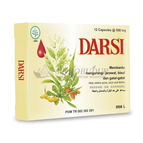 DARSI 12 KAPSUL POM TR 082382281 PT Industri Jamu Borobudur