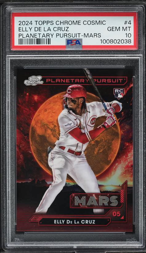 2024 Topps Chrome Cosmic Planetary Pursuit Mercury 4 Elly De La Cruz