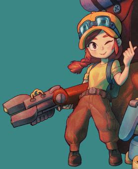 Jessie Brawl Stars Drawn By Nemga Danbooru