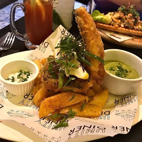 Unity Diner Spitalfields United Kingdom The UD Tofish Chips Review