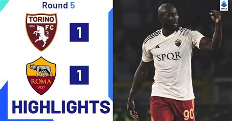 Resultados Torino Roma 1 1 5ª jornada de Serie A 2023 2024 24 09