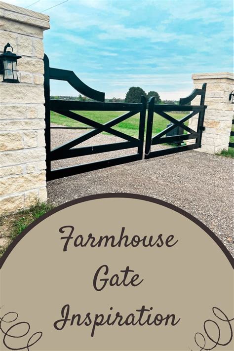 Farmhouse Gate Entrance Trails West Gate Company In Texas Hill