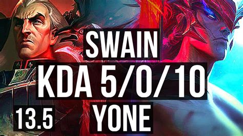 Swain Vs Yone Mid Games K Mastery Kr Master