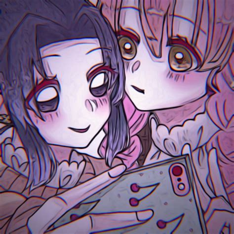 Shinobu Icon Mitsuri Icon Fanart Kny Demon Slayer Chibi Fan Art