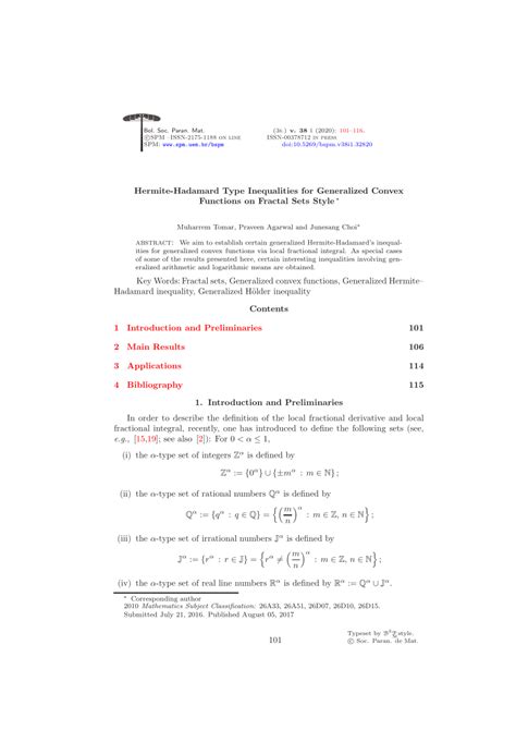 pdf hermite hadamard type inequalities for generalized convex functions on fractal sets style