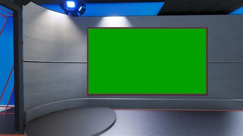 Green Screen Studio 2267 3d Virtual Tv Studio Noticias Fondo De Estudio