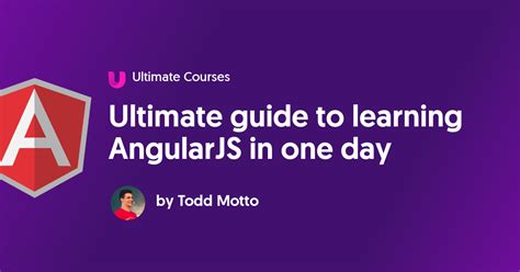 ultimate guide to learning angularjs in one day ultimate courses