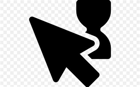 Windows Wait Cursor Pointer PNG 512x512px Windows Wait Cursor Black