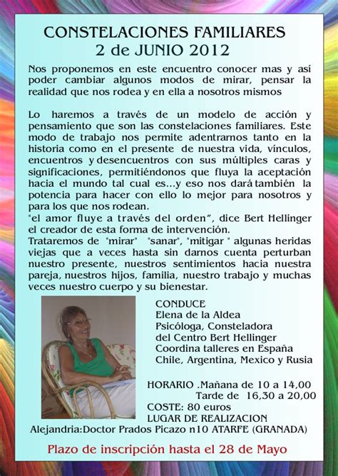 2 De Junio 2012 Constelaciones Familiares Granada Gestalt