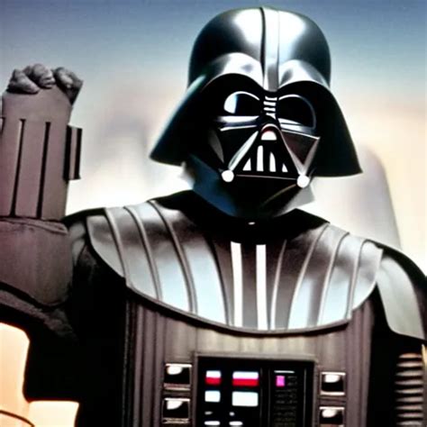 A Film Still Of Gremlin Wearing A Darth Vader Mask Stable Diffusion