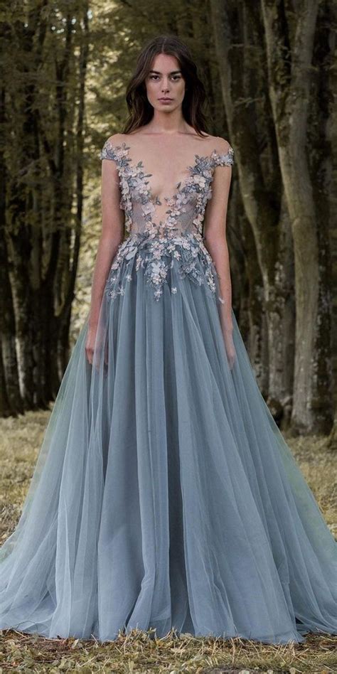 Blue Wedding Dresses 18 Dreamy Styles To Inspire You Blue Wedding