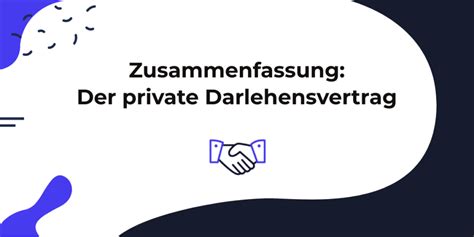 Privater Darlehensvertrag Ratgeber Pdf Word Vorlage