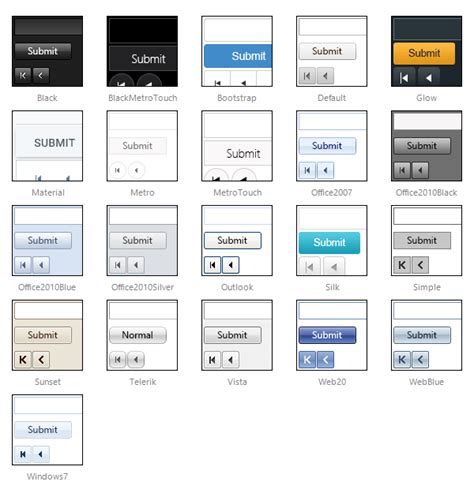 Telerik Web Forms Data Form Appearance And Styling Skins Telerik Ui