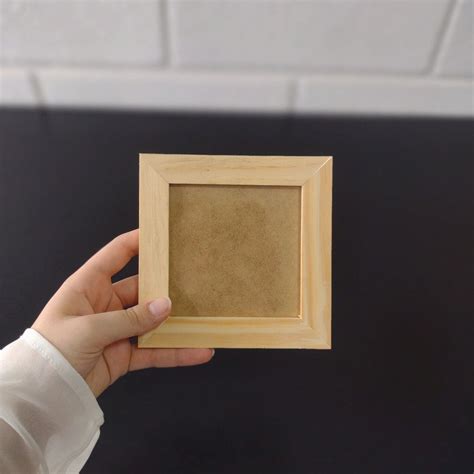 Moldura De Pinus Natural Para Quadros Decorativos Fundo MDF E Vidro