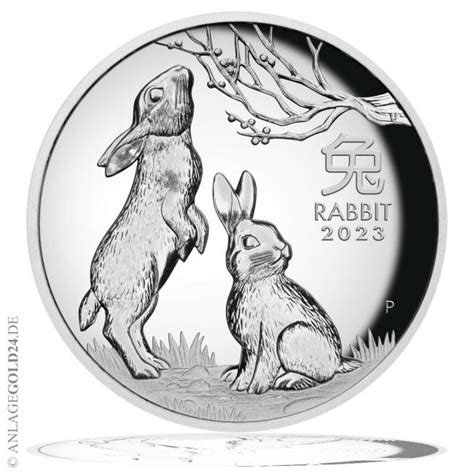 Oz Silber Lunar Iii Jahr Des Hasen High Relief Pp Goldm Nzen