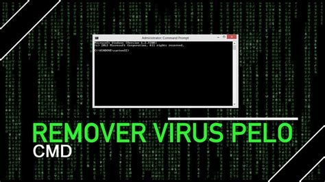 como remover virus do pc pelo cmd youtube