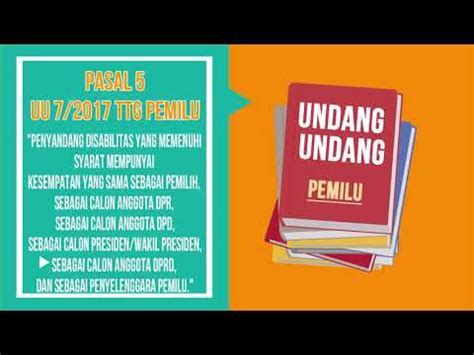 Sosialisasi Pemilih Penyandang Disabilitas YouTube