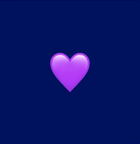 Purple Heart Emoji Meaning Dictionary
