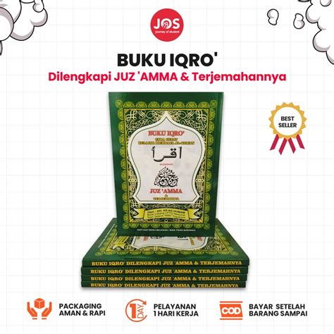 Jual Buku IQRO Bendel Besar Juz Amma Dan Terjemah Kertas HVS Shopee