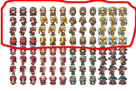 Rpg Maker Mv Character Generator Parts Colors Unityfiko