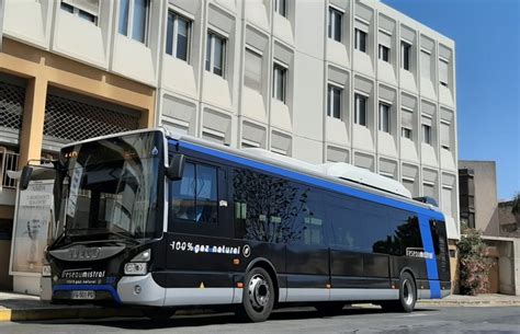 Autobus IVECO Urbanway GNV 12 M Du Reseau Mistral De Toulon